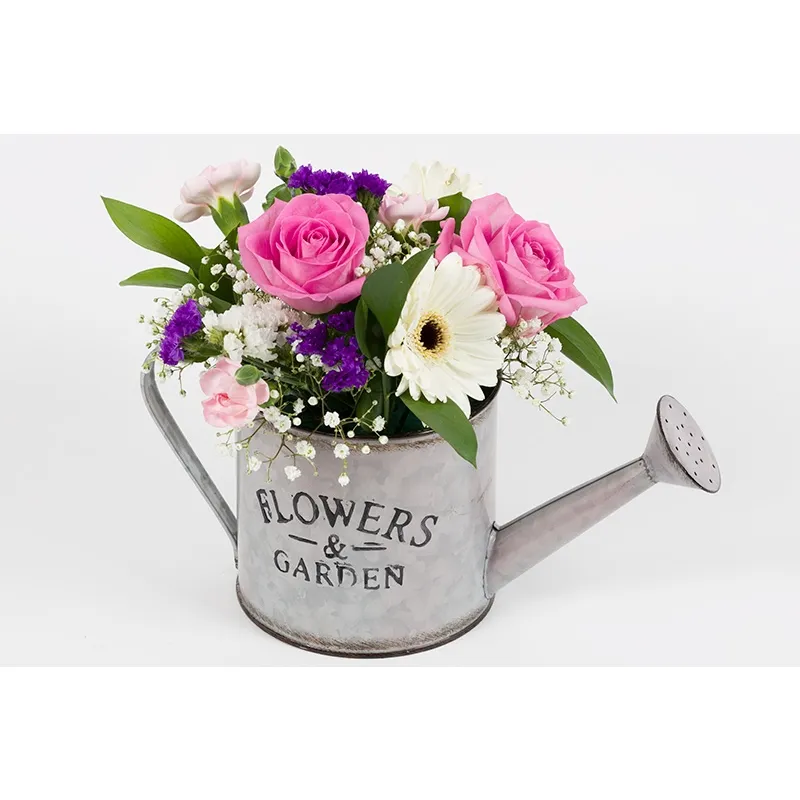 Watering Can Flower Arrangement